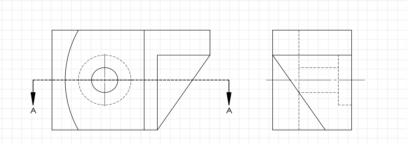 Solved Completed Section View, completed Isometric View, and | Chegg.com