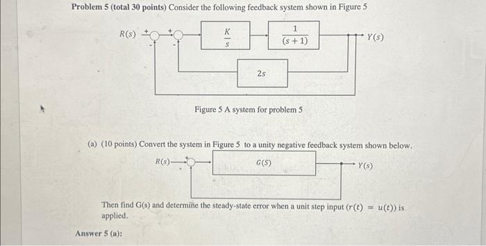 Solved Problem 5 (total 30 points) Consider the following | Chegg.com