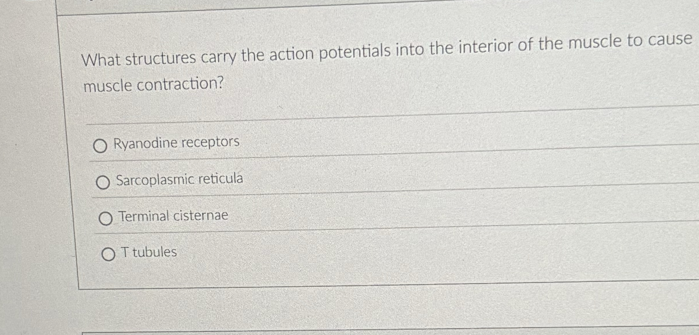 Solved What structures carry the action potentials into the | Chegg.com