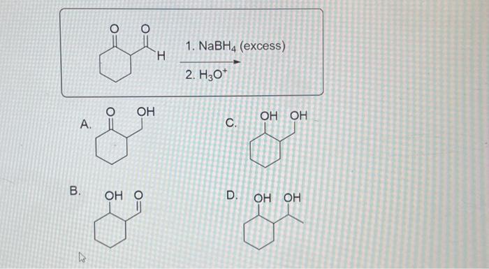 Solved A. c. B. D. E.1. Na2Cr2O7 2. H3O+ A. c. B. D.1. | Chegg.com