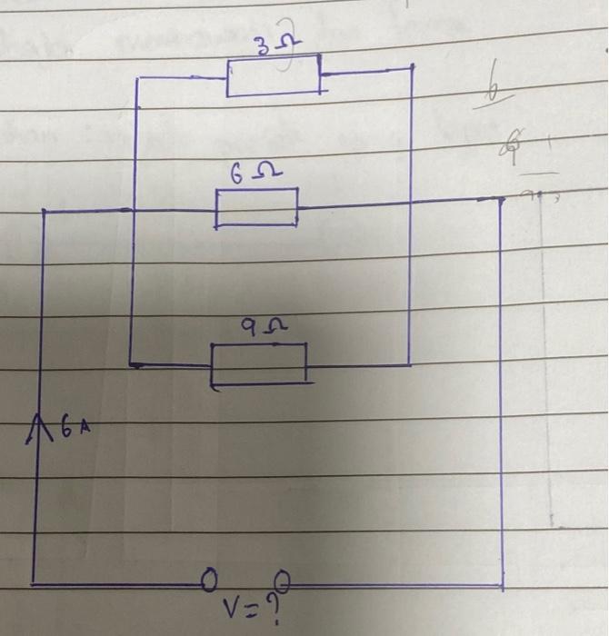 Solved find the voltage | Chegg.com