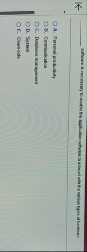 Solved ﻿software is necessary to enable the application | Chegg.com