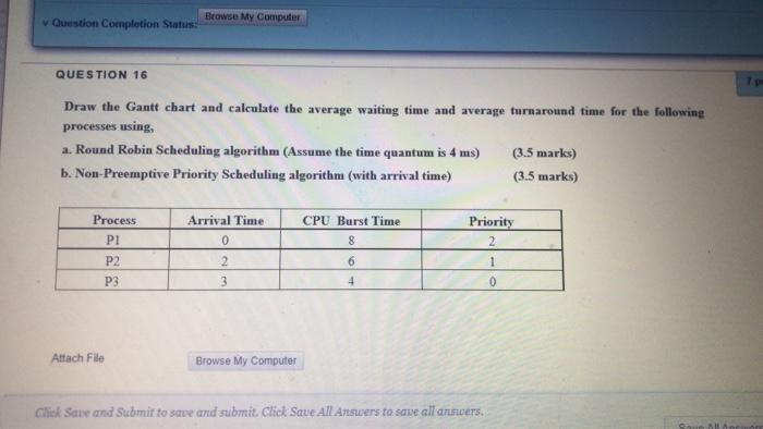 Solved Browse My Computer Question Completion Status: | Chegg.com