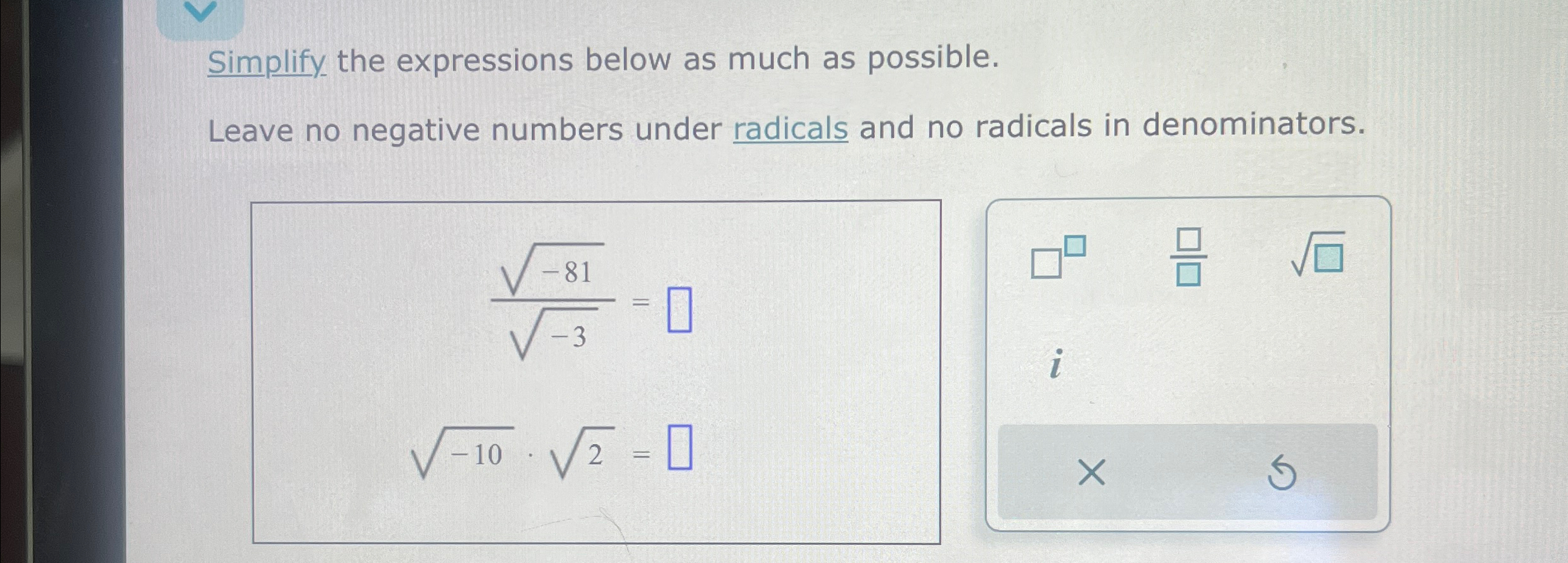 Solved Simplify the expressions below as much as | Chegg.com