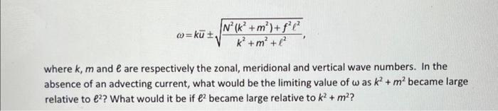 Solved 5. Consider the 3-dimensional, linearized, | Chegg.com