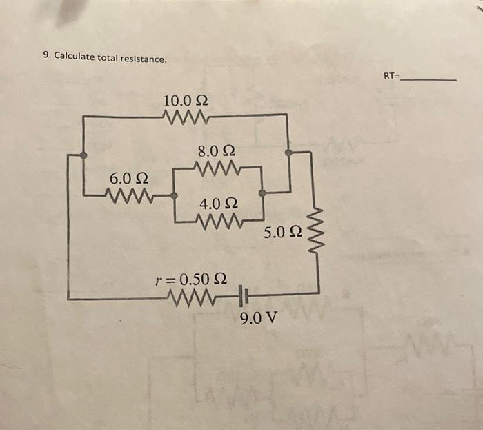Solved Series-Parallel Worksheet Skills Test Complete the | Chegg.com