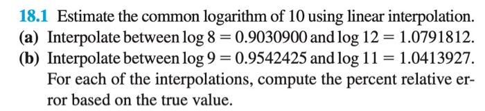 Solved Please solve problem 18.3- DO NOT use any programs or | Chegg.com Solved Please solve problem 18.3- DO NOT use any programs or | Chegg.com