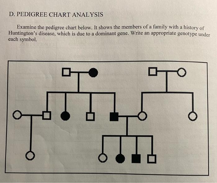 Solved 1.The pedigree chart on page 112 shows a family with | Chegg.com