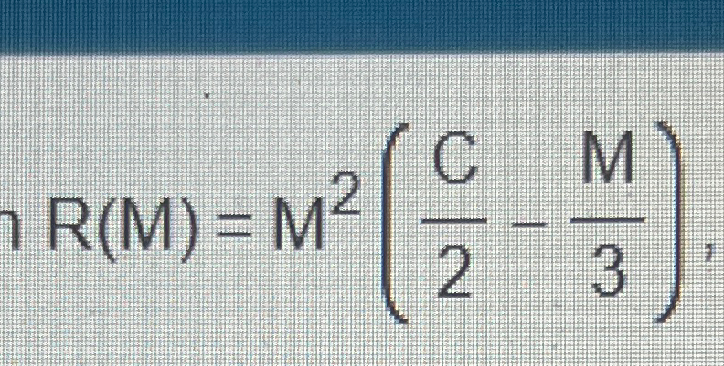 Solved Find The Derivative Of R M M2 C2 M3