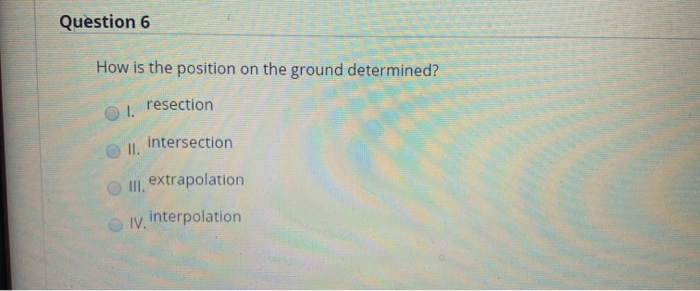 Solved Question 6 How is the position on the ground | Chegg.com