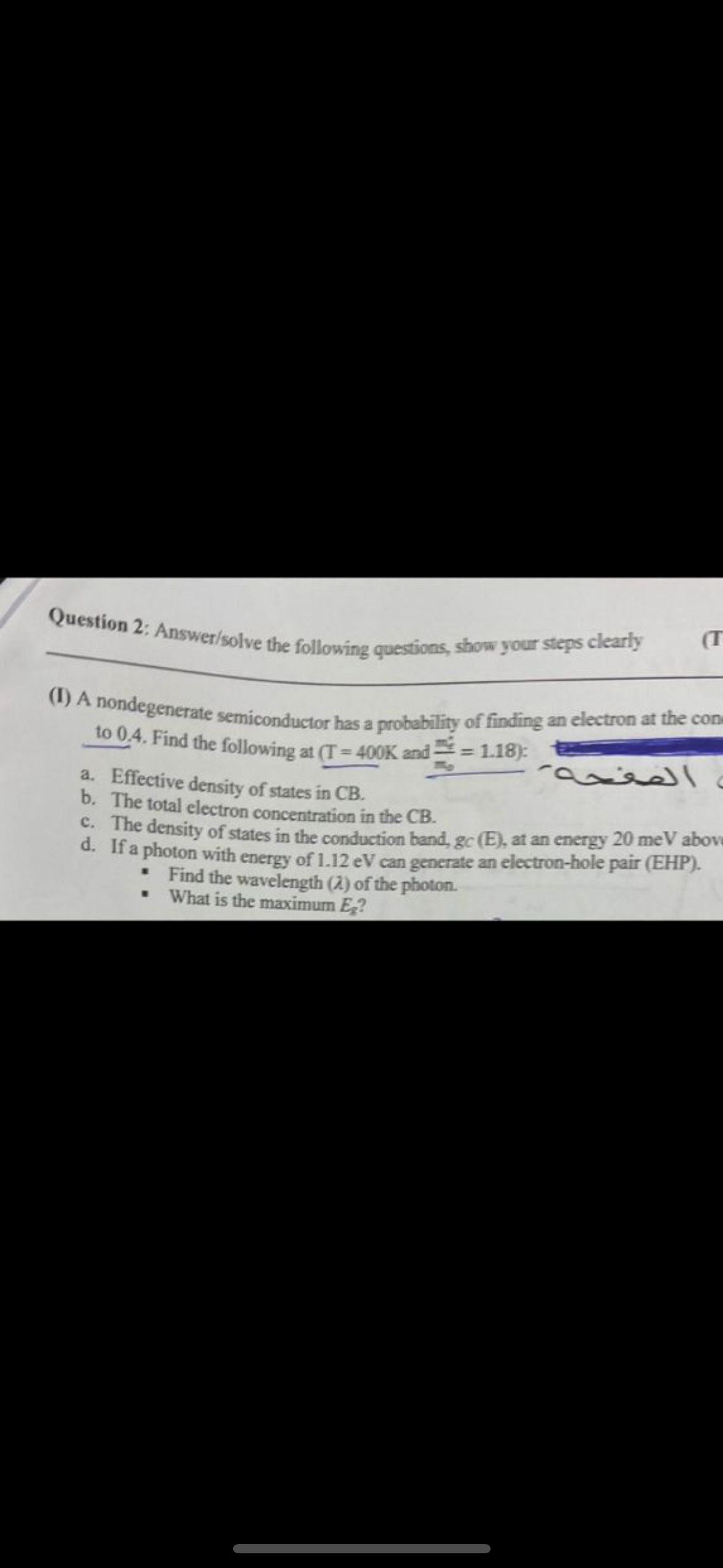 Solved Some result nt correct Question 2: Answer/solve the | Chegg.com