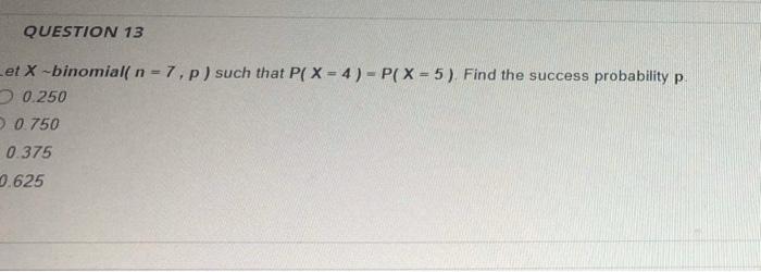 Solved QUESTION 12 re tod QUESTION Variance also becsl225 | Chegg.com