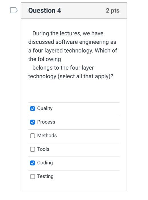 Solved Which of the following is NOT a major software | Chegg.com