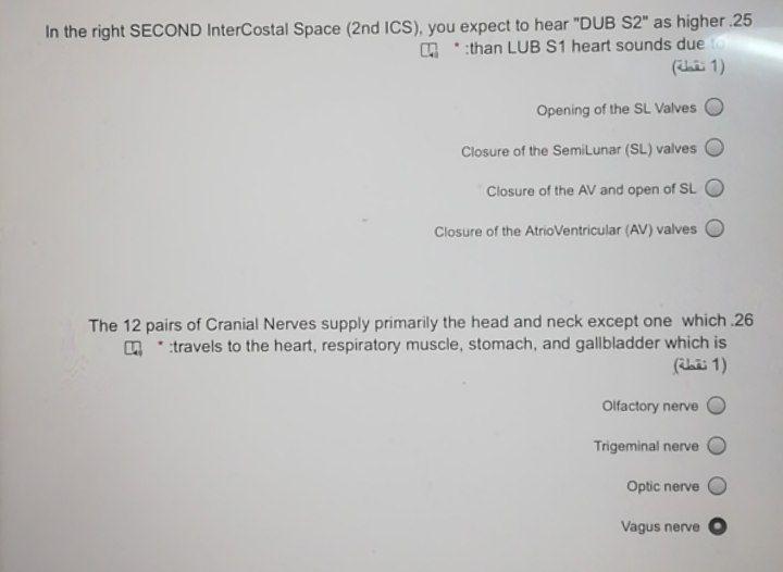 Solved In the right SECOND InterCostal Space (2nd ICS), you | Chegg.com