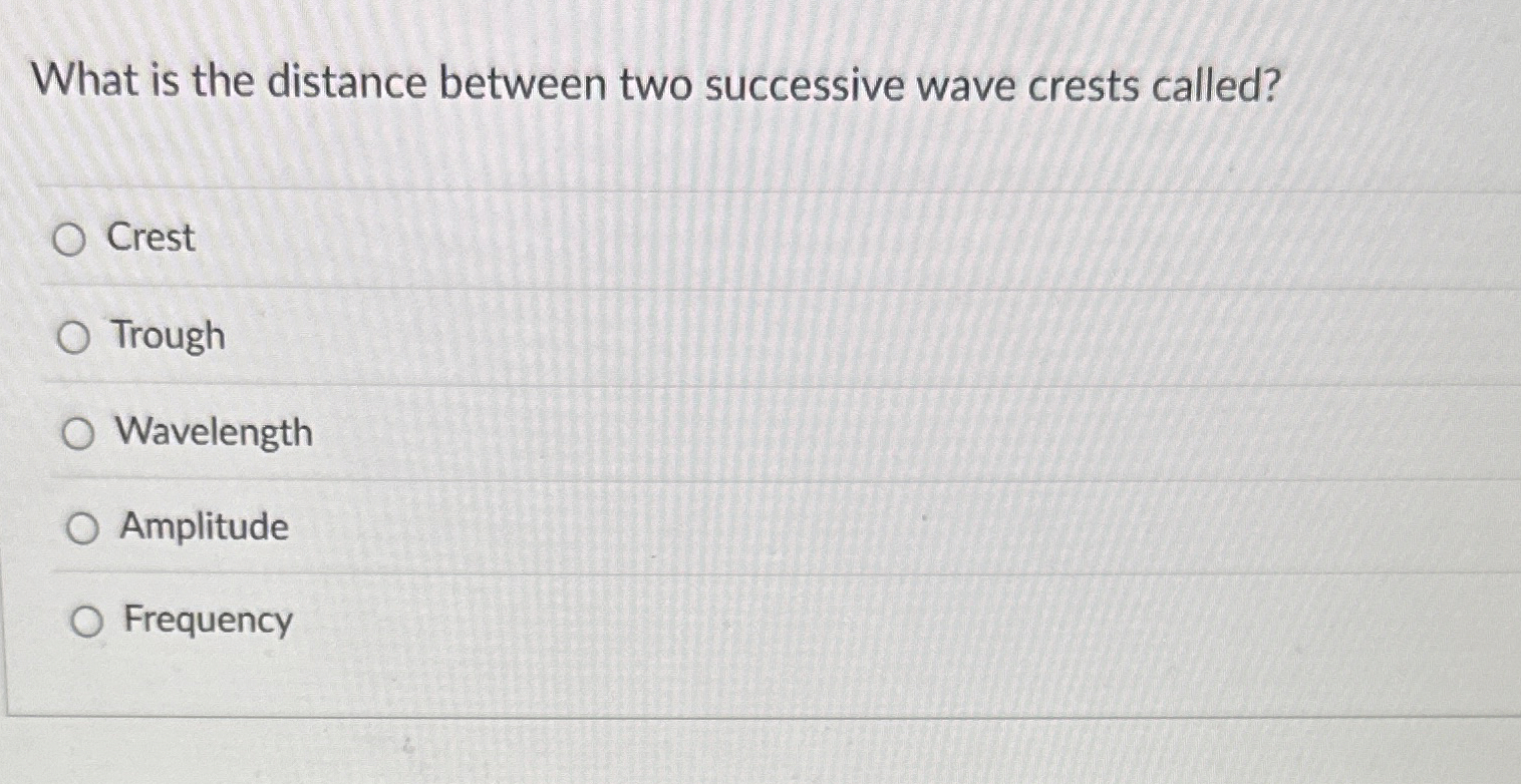 Solved What is the distance between two successive wave | Chegg.com