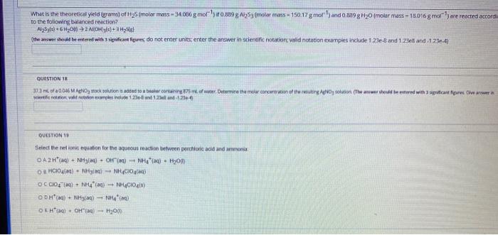 Solved What is the colorate that equation shown below is | Chegg.com