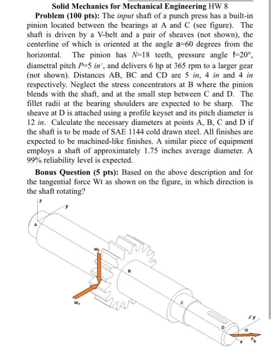Solved solid mechanics problem please answer correctly, | Chegg.com