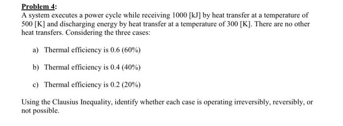 Solved Problem 4: A system executes a power cycle while | Chegg.com