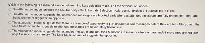 Solved Which of the following is a main difference between | Chegg.com