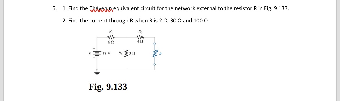 Solved Find the Théveمig equivalent circuit for the network | Chegg.com