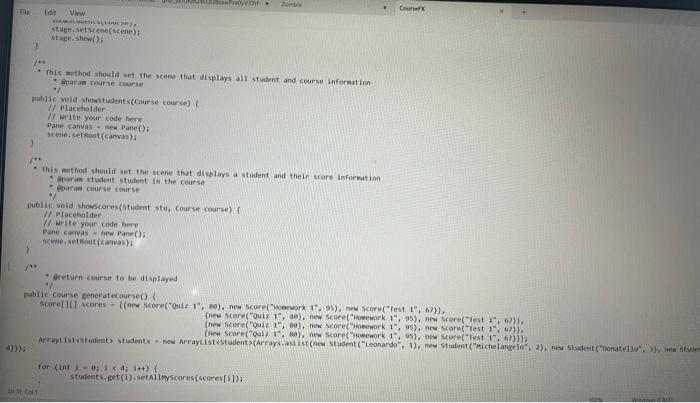please write the code in java and explain the process | Chegg.com