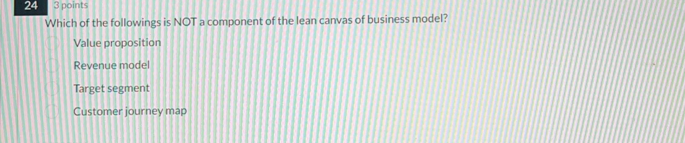 Solved 24,3 ﻿pointsWhich of the followings is NOT a | Chegg.com