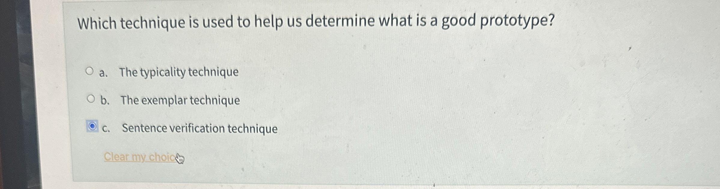 Solved Which technique is used to help us determine what is | Chegg.com