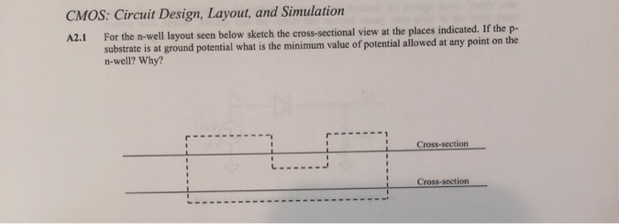 CMOS: Circuit Design, Layout, and Simulation For the | Chegg.com