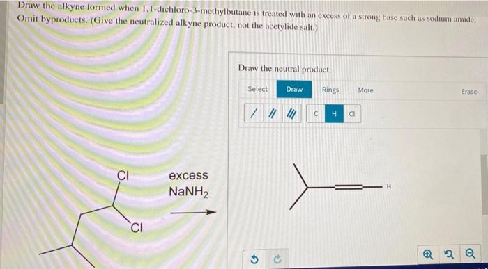 Solved Draw the alkyne formed when | Chegg.com