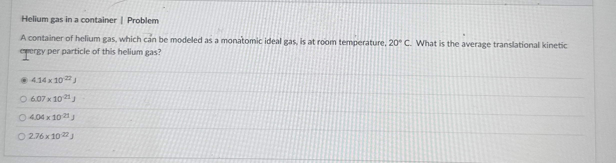 Solved Helium gas in a container | ﻿ProblemA container of | Chegg.com