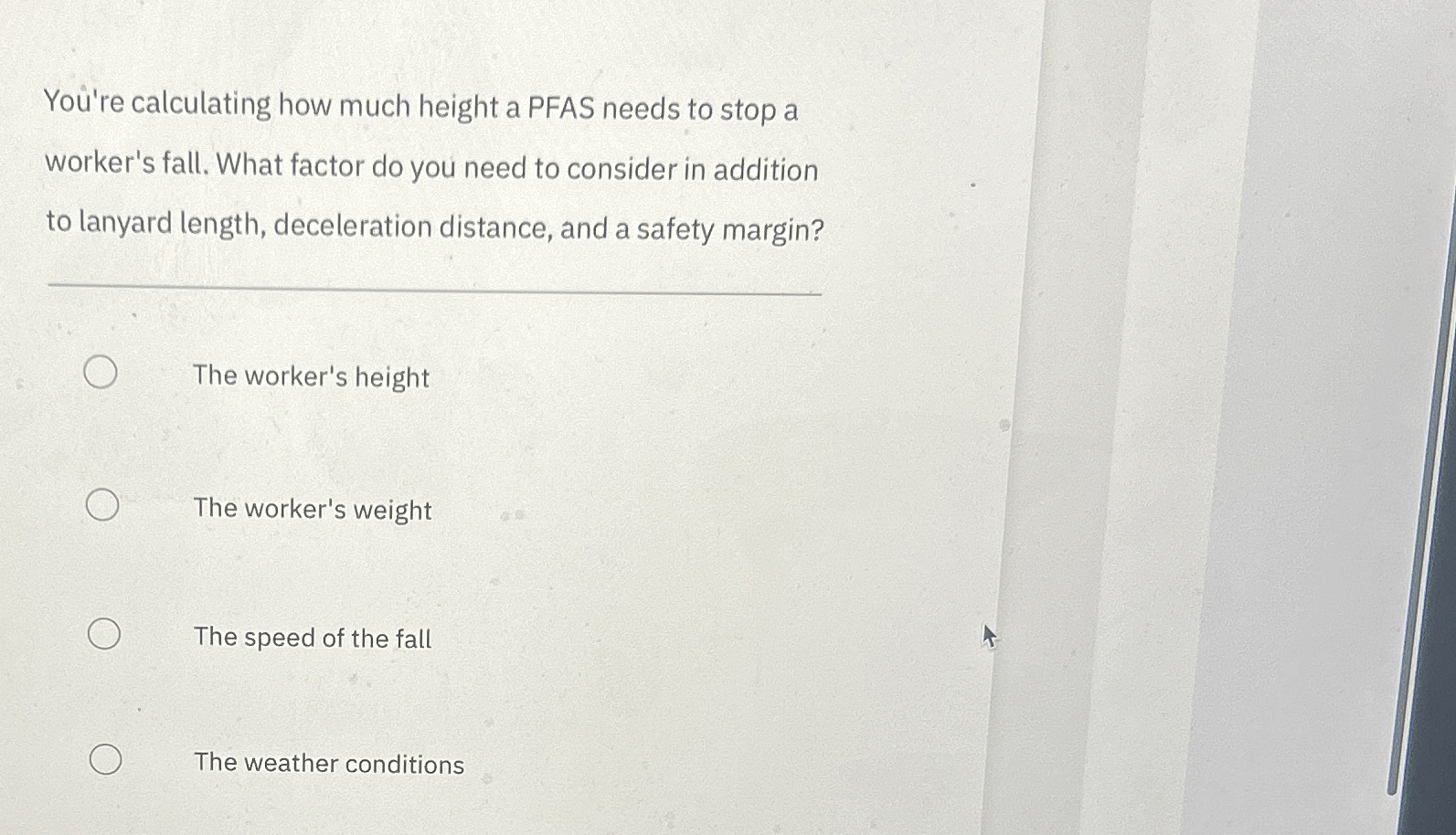 Solved Yoù're calculating how much height a PFAS needs to | Chegg.com