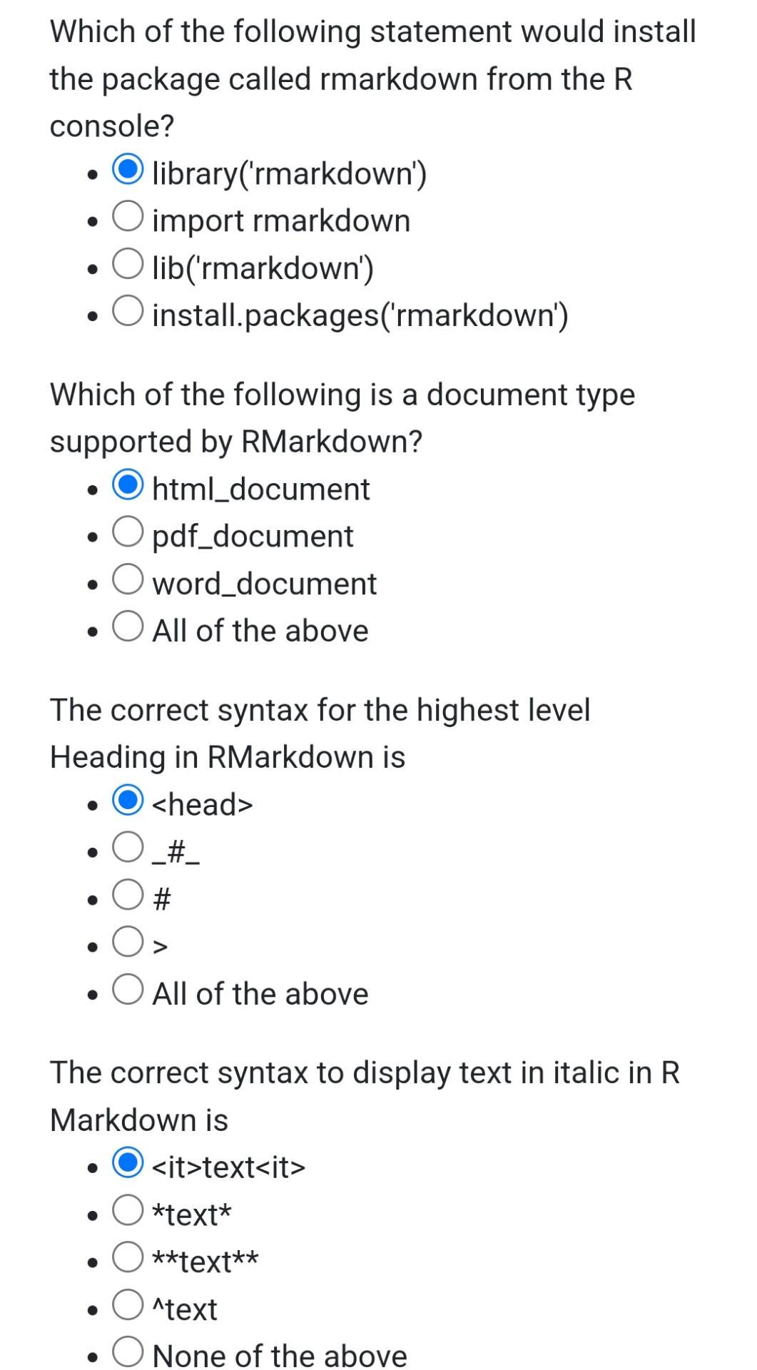 Solved Which of the following statement would install the | Chegg.com