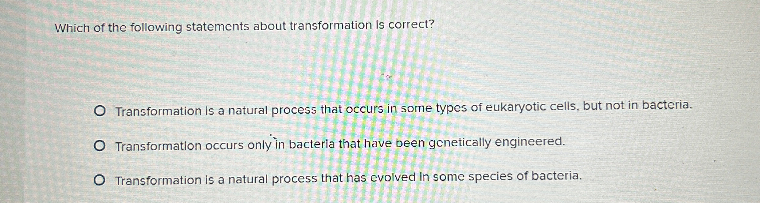 Solved Which of the following statements about | Chegg.com
