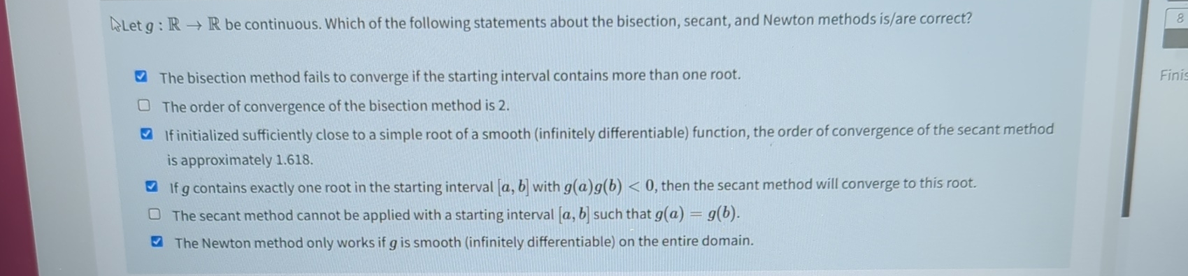 Solved Let g:R→R ﻿be continuous. Which of the following | Chegg.com