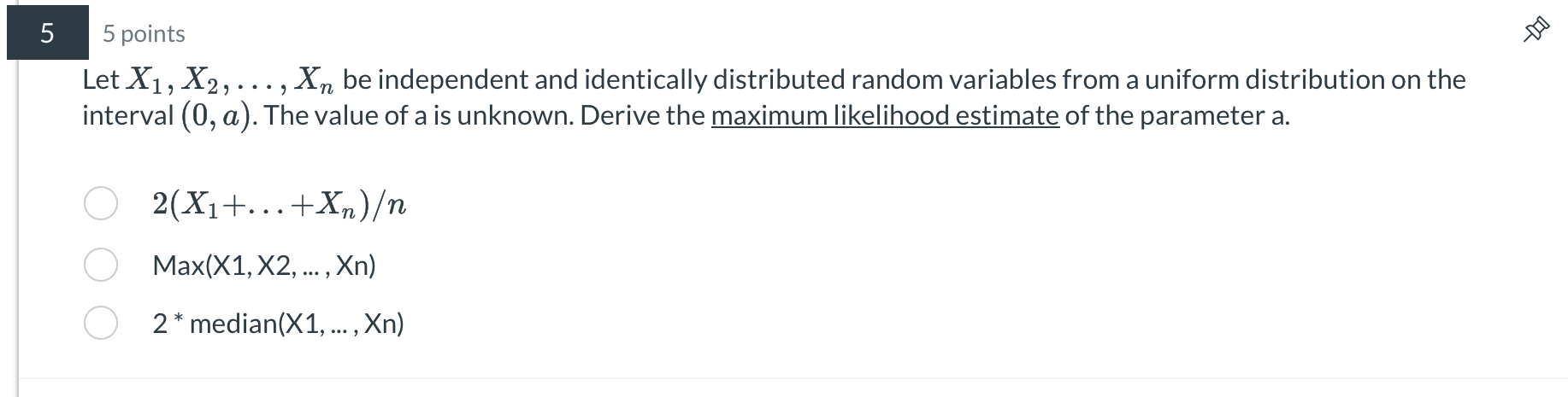 Solved 55 ﻿pointsLet x1,x2,dots,xn ﻿be independent and | Chegg.com
