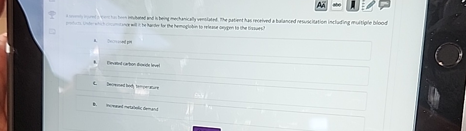 Solved AÄA severty inured p vent has been intubated and is | Chegg.com