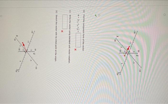 Solved Initial point: \\( (-1,3,4) \\) Terminal point: \\( | Chegg.com