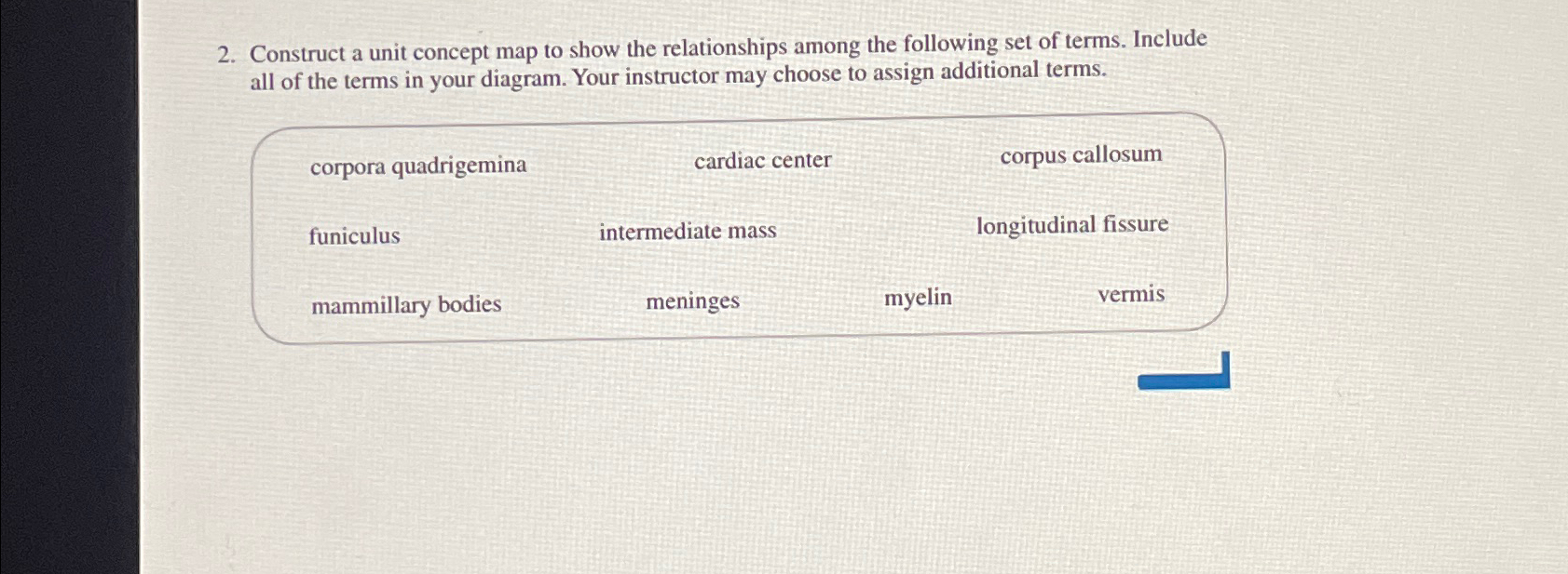 Solved Construct a unit concept map to show the | Chegg.com