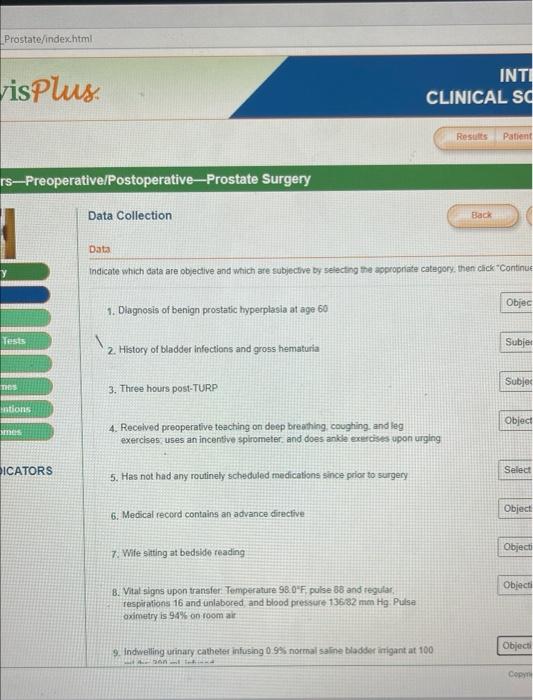 Solved Prostate/index.html visPlus | Chegg.com