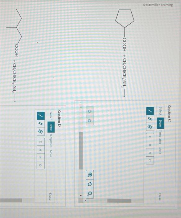 Solved CH3CH2CH2COOH+CH3CH(CH3)NH2 다 E 51 85 24 0 Reaction C | Chegg.com