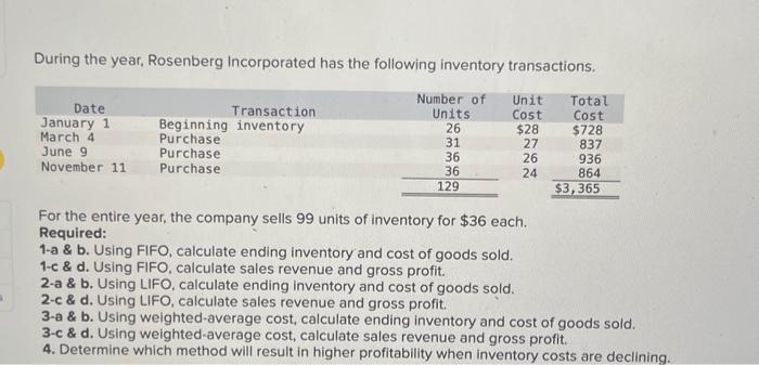 Solved Using FIFO, calculate ending inventory and cost of | Chegg.com