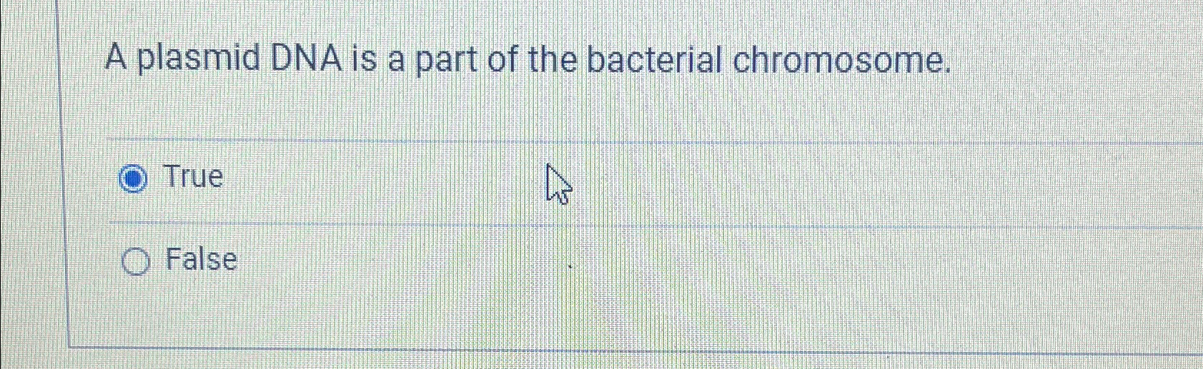 Solved A plasmid DNA is a part of the bacterial | Chegg.com