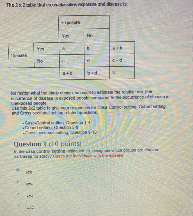 Solved The cross-sectional study uses the same measure of | Chegg.com