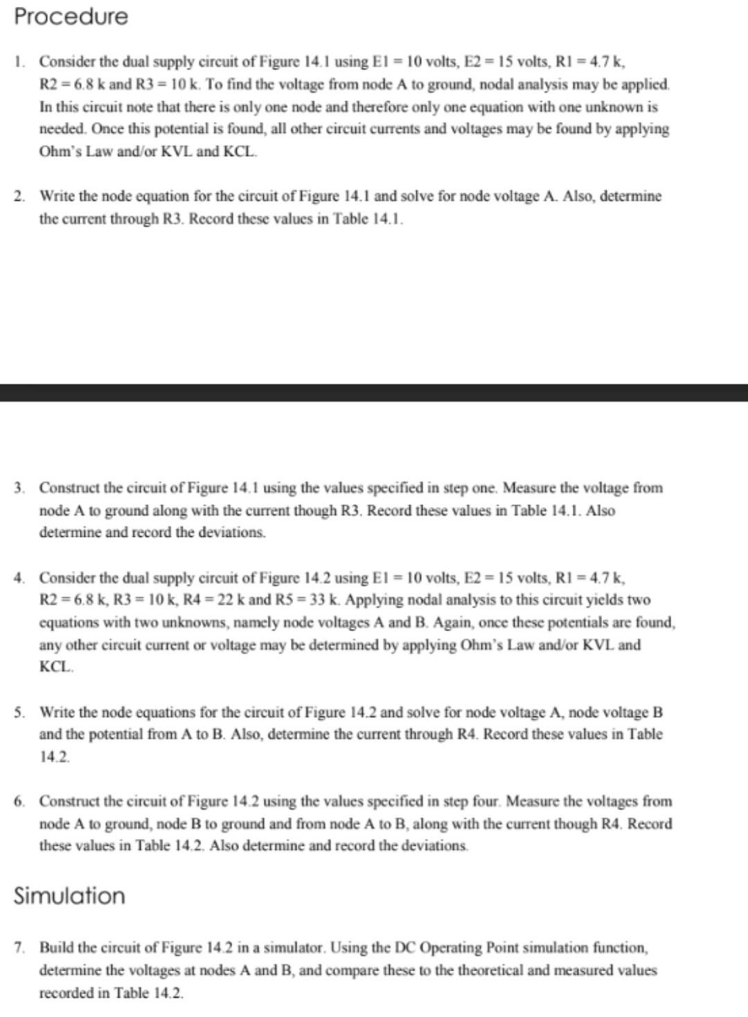 Solved Objective The study of nodal analysis is the | Chegg.com