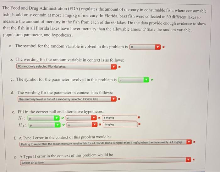 The Food and Drug Administration (FDA) regulates the | Chegg.com