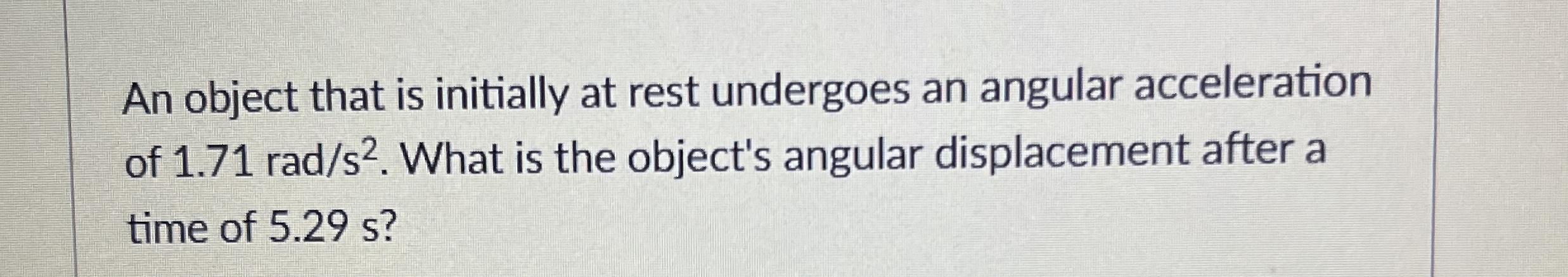 Solved An object that is initially at rest undergoes an | Chegg.com