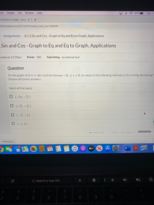 Solved rks People Tab Window Help 97% Sun 1 in function on | Chegg.com