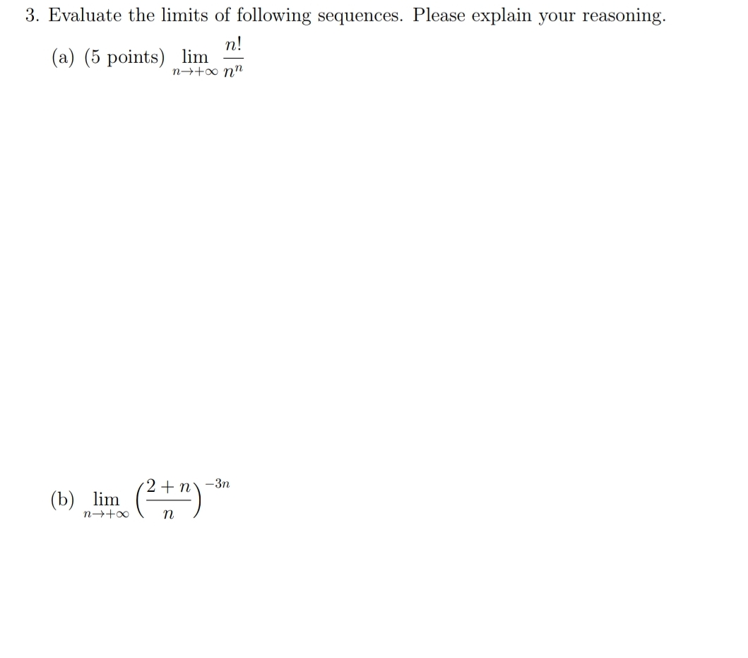Solved Solve both questions (1,2) ﻿Evaluate the limits of | Chegg.com
