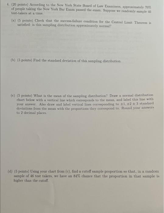 Solved (a) (5 points) Check that the success-failure | Chegg.com
