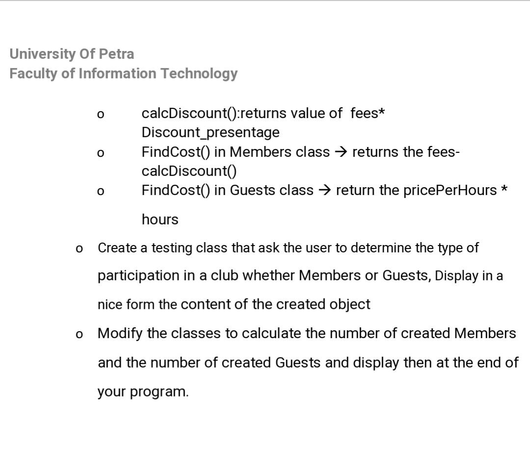 Solved Lab Number 5 Subject Abstract And Interface Class